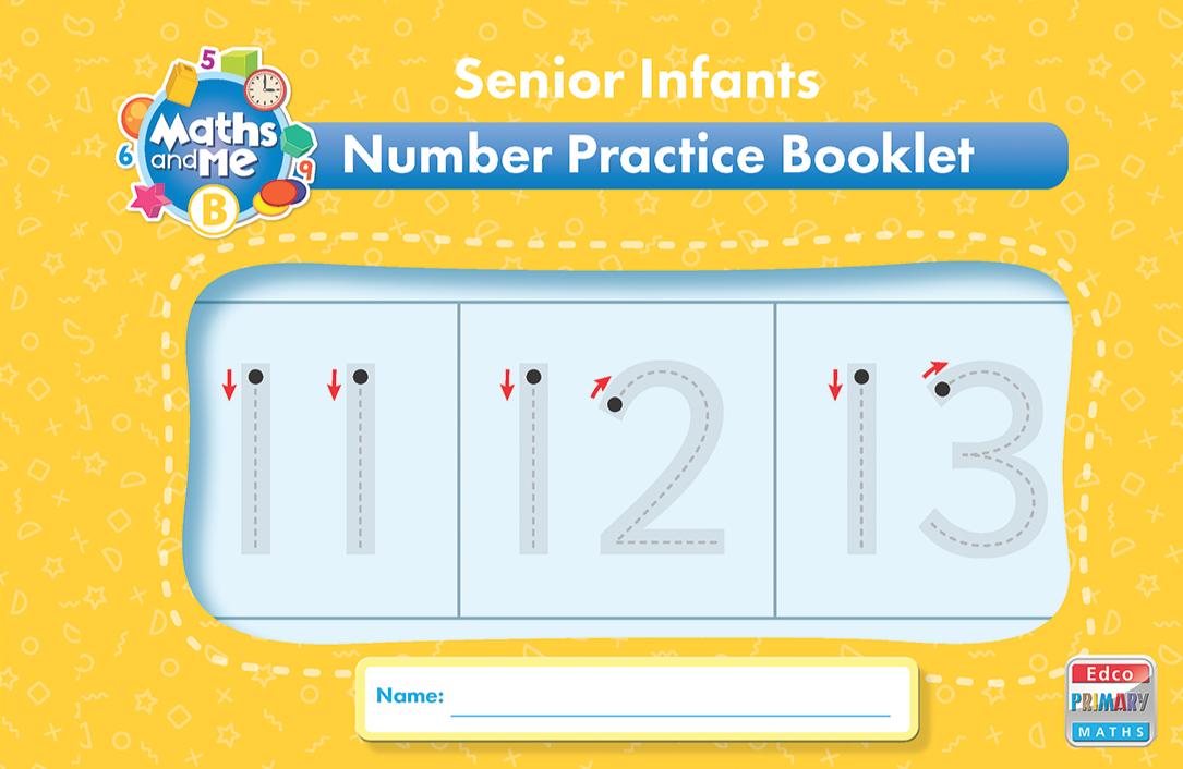 Maths and Me B - Number Practice Booklet - Senior Infants – Schoolbooks.ie