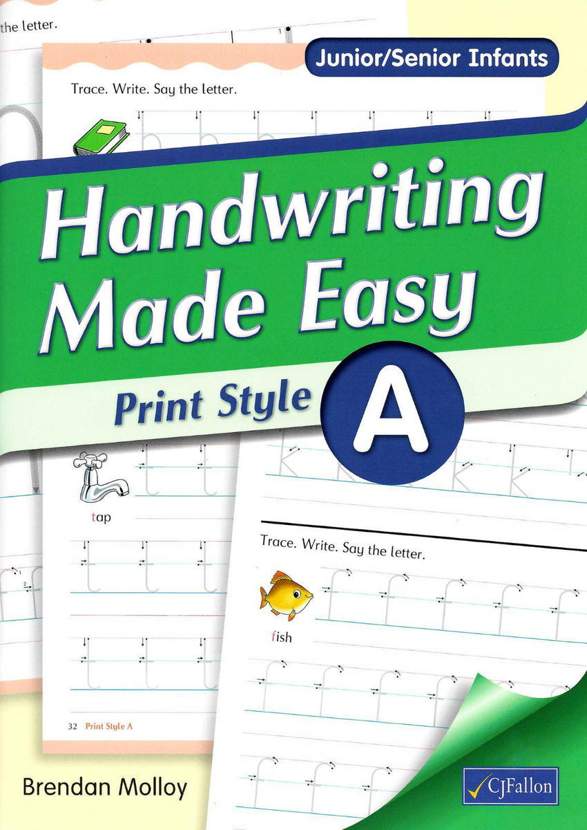 Handwriting Made Easy - Print Style A – Schoolbooks.ie