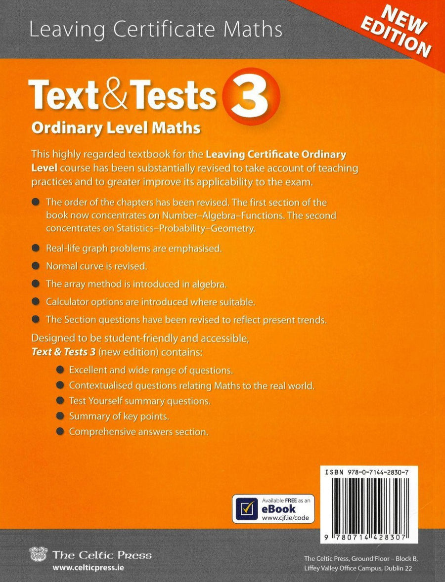 Text & Tests 3 - Ordinary Level - New Edition (2020) – Schoolbooks.ie