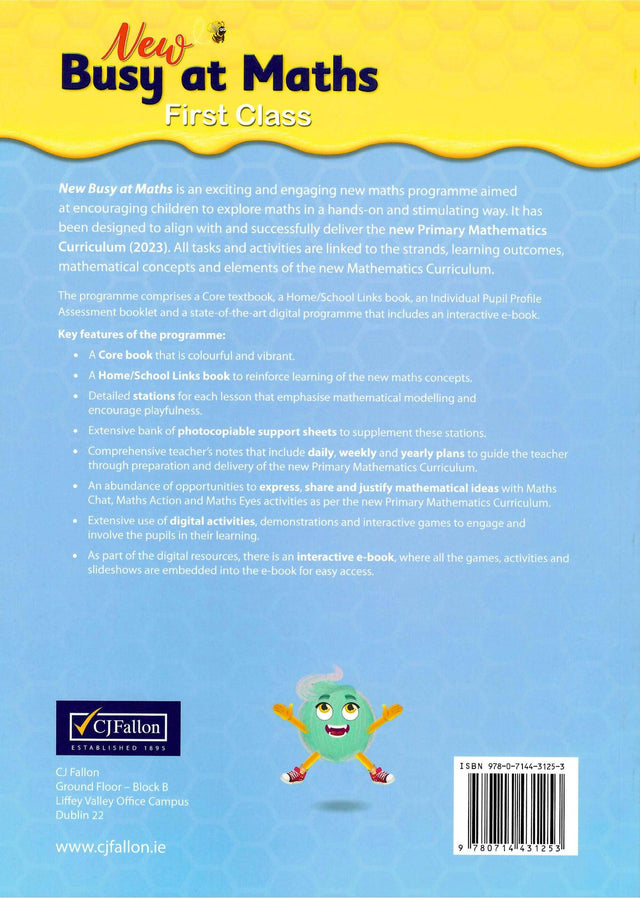 Busy at Maths 1 - First Class - 2nd / New Edition (2024) – Schoolbooks.ie