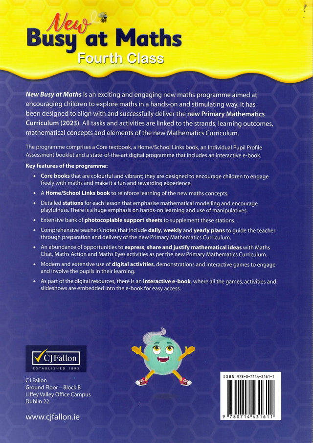 Busy at Maths 4 - Fourth Class - New Edition (2025) – Schoolbooks.ie