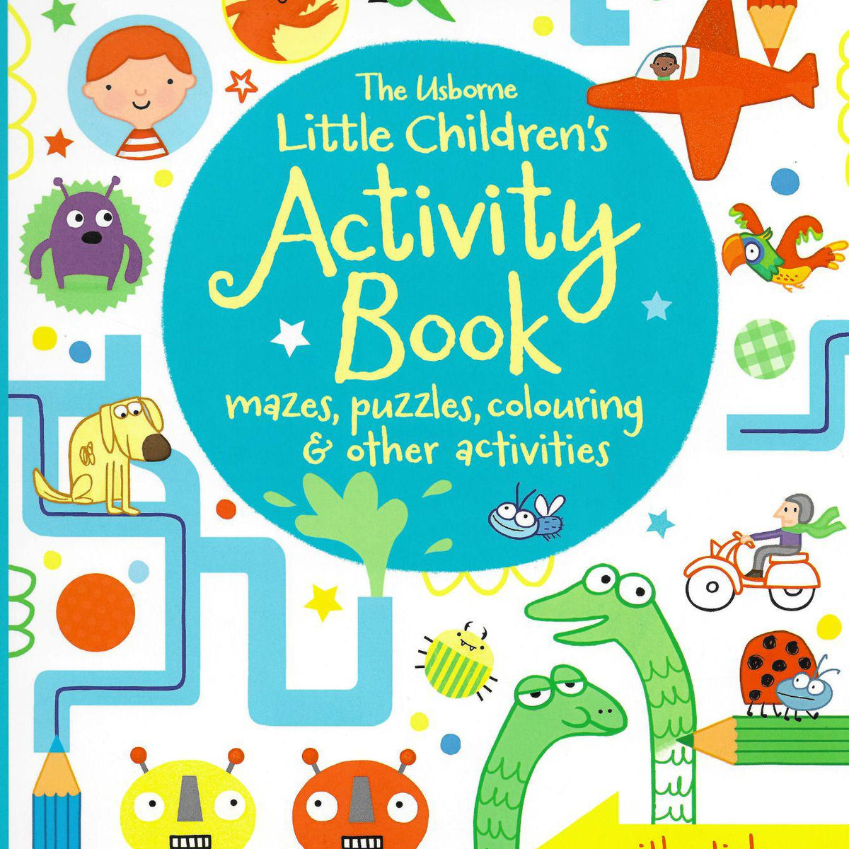 Little Children's Activity Book with Mazes, Puzzles and Colouring ...