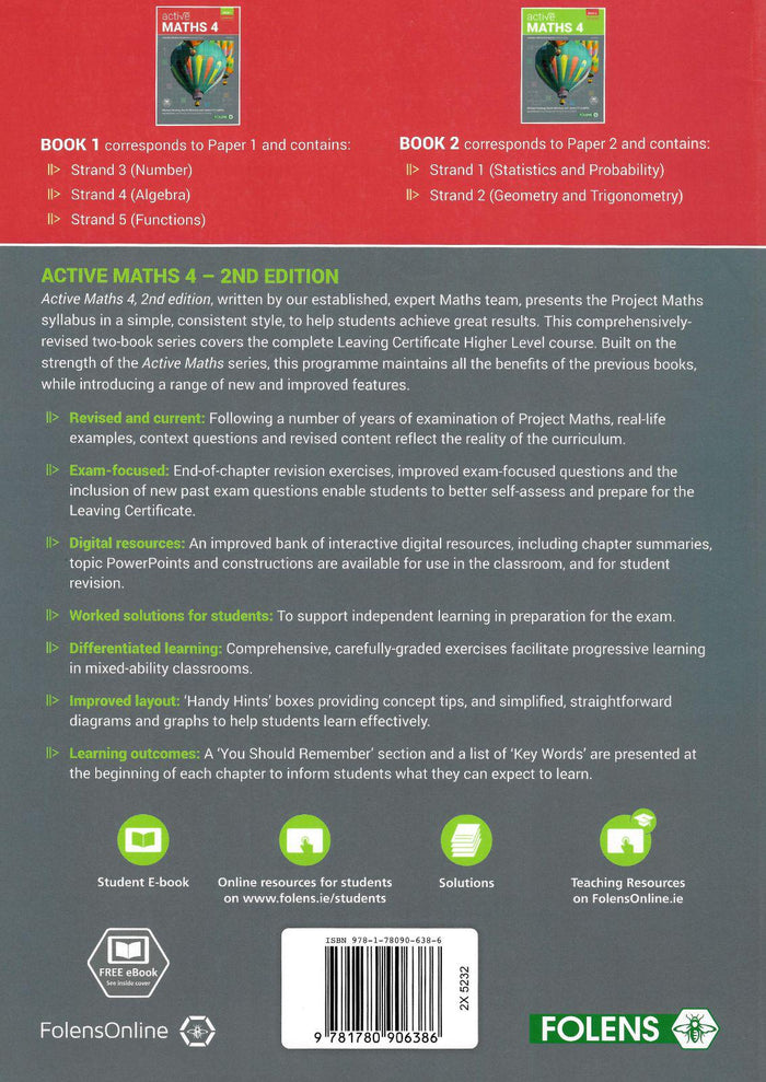 Active Maths - by Folens – Schoolbooks.ie