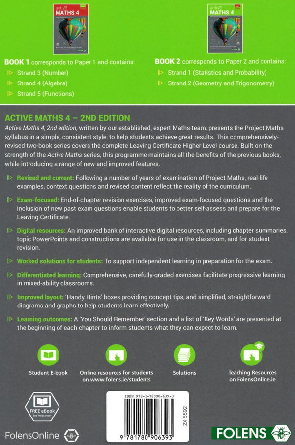 Active Maths - by Folens – Schoolbooks.ie