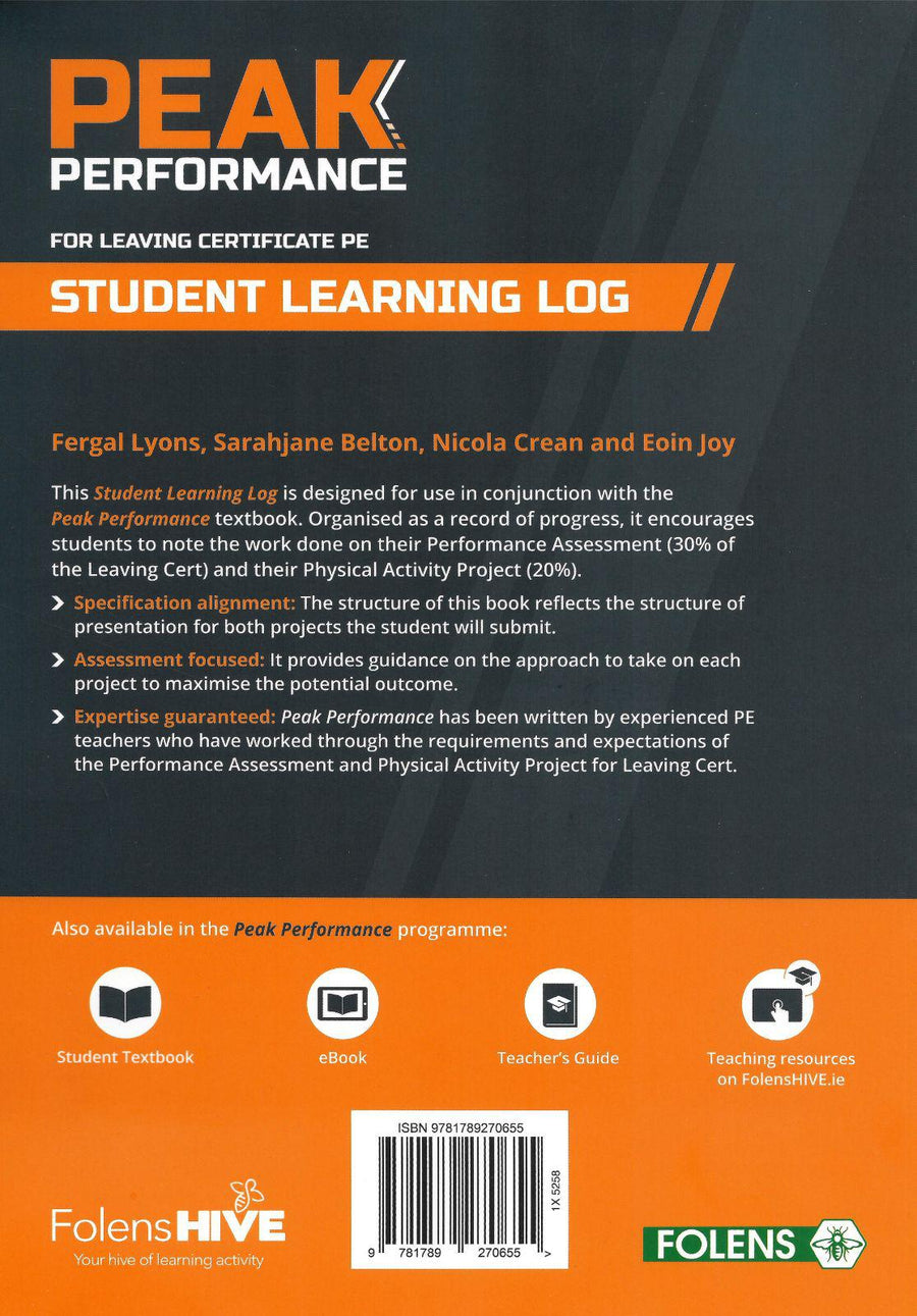 Peak Performance - Textbook & Student Learning Log - Set – Schoolbooks.ie