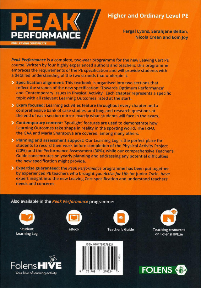 Peak Performance - Textbook & Student Learning Log - Set – Schoolbooks.ie