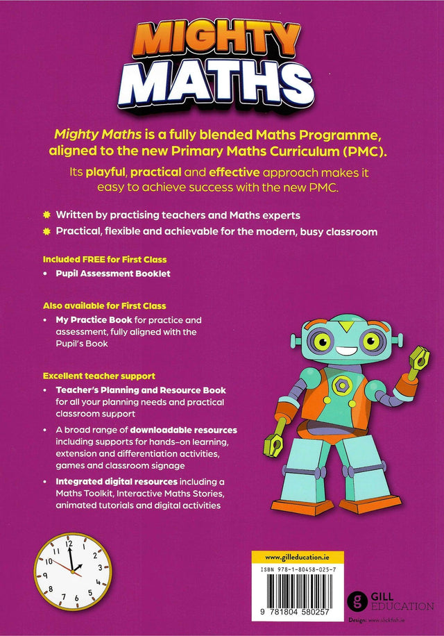 Mighty Maths - Pupils Book & Assessment Book - Set - 1st Class – Schoolbooks.ie