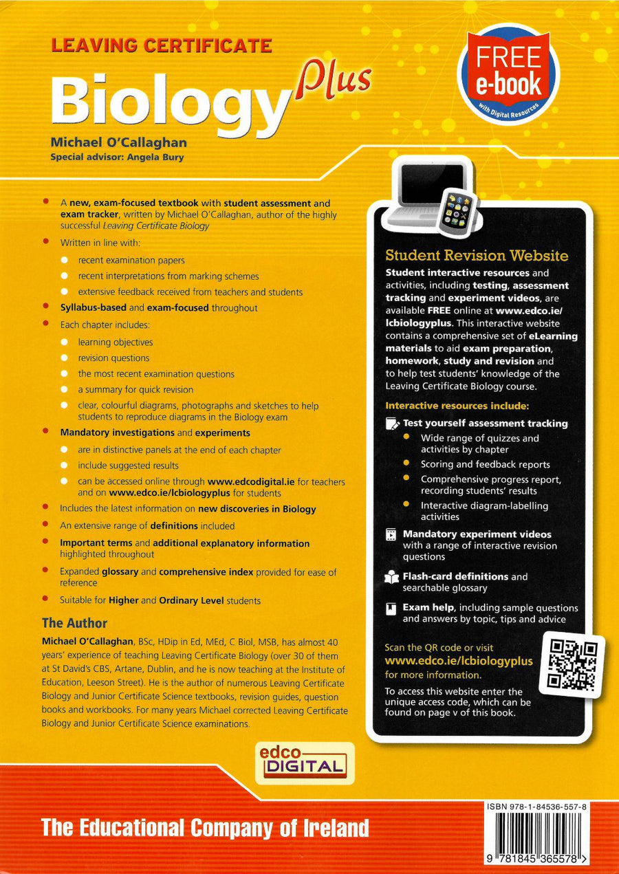 Leaving Cert - Biology - Secondary School | Schoolbooks.ie