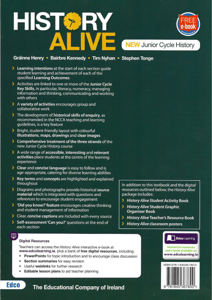 Junior Cycle - History - Secondary School | Schoolbooks.ie