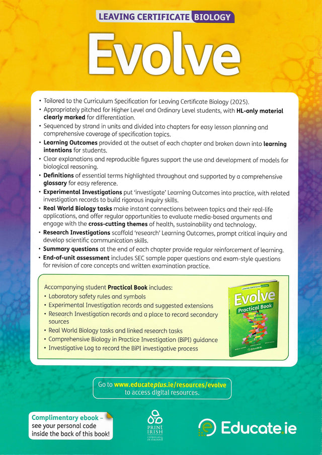 Evolve - Textbook & Practical Book - Set – Schoolbooks.ie
