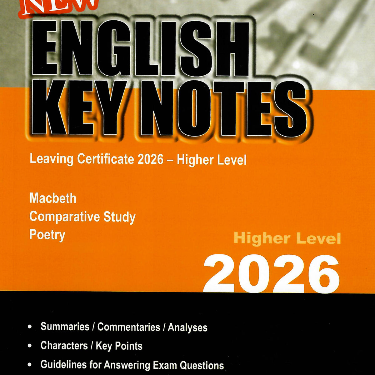 English Key Notes 2026 - Higher Level – Schoolbooks.ie