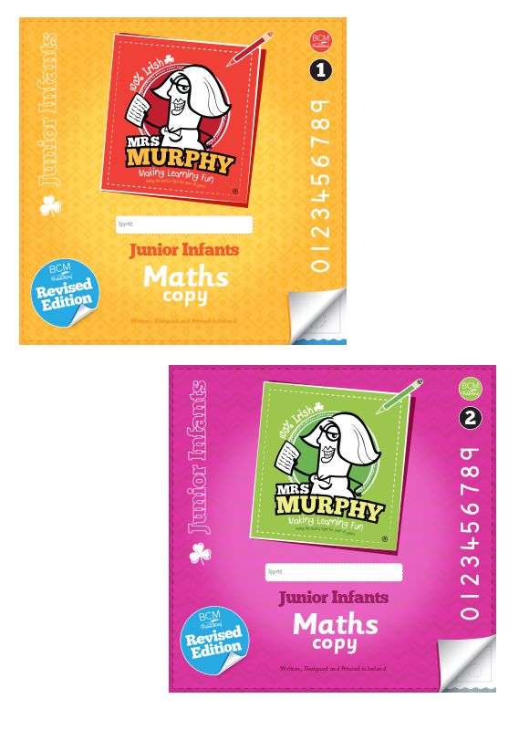 Mrs Murphy's Maths Copies - Pack of 2 - Junior Infants - 2nd / New Edi ...