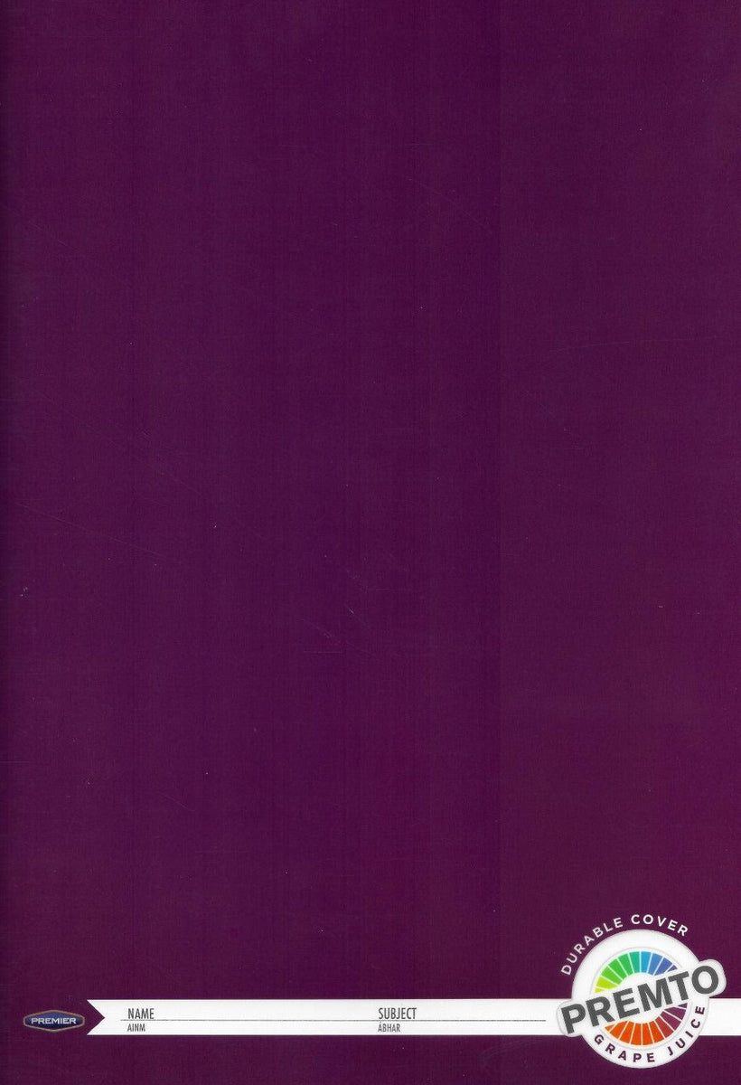 Premto A4 Durable Cover 120 page Manuscript Book - Grape Juice ...