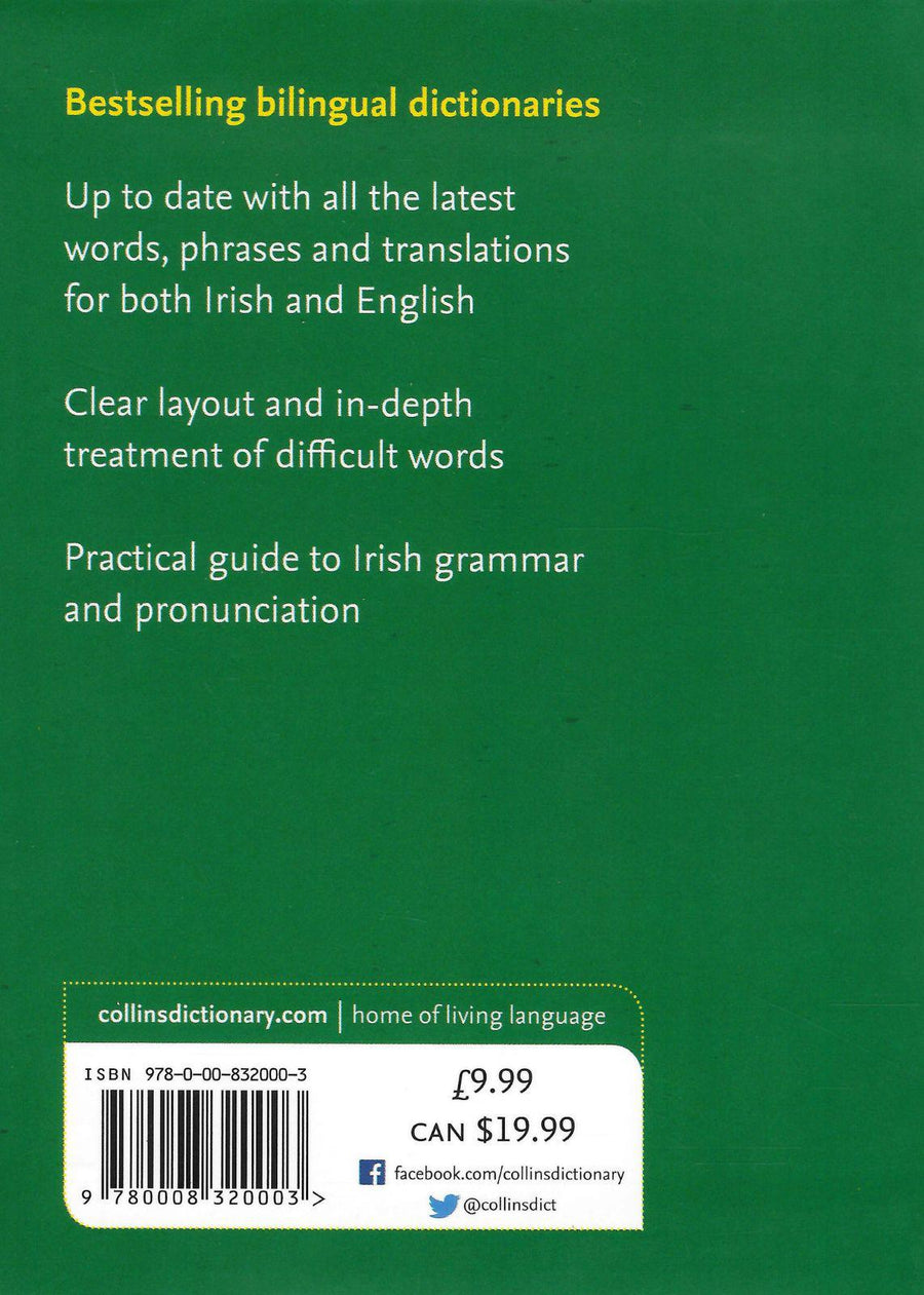 Collins Irish Dictionary Pocket Edition – Schoolbooks.ie