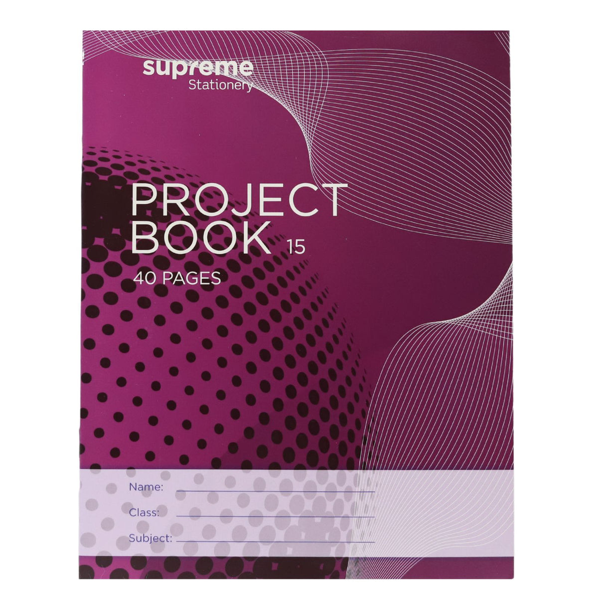No.15 Project Copy Book - 40 Pages – Schoolbooks.ie