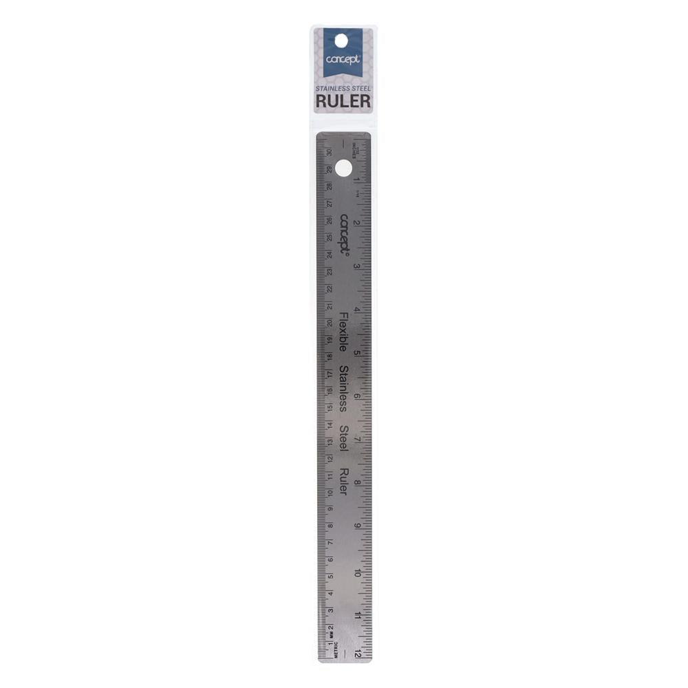 Concept - Stainless Steel Flexible Ruler 12" / 30cm – Schoolbooks.ie