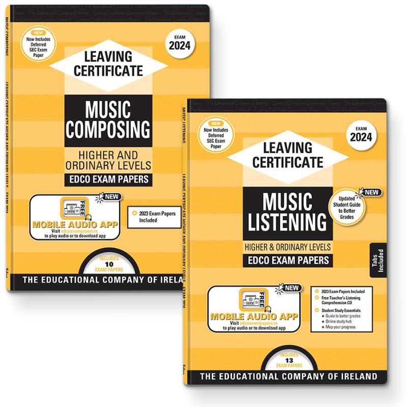 Exam Papers - Leaving Cert - Music - Higher & Ordinary Levels - Exam 2024