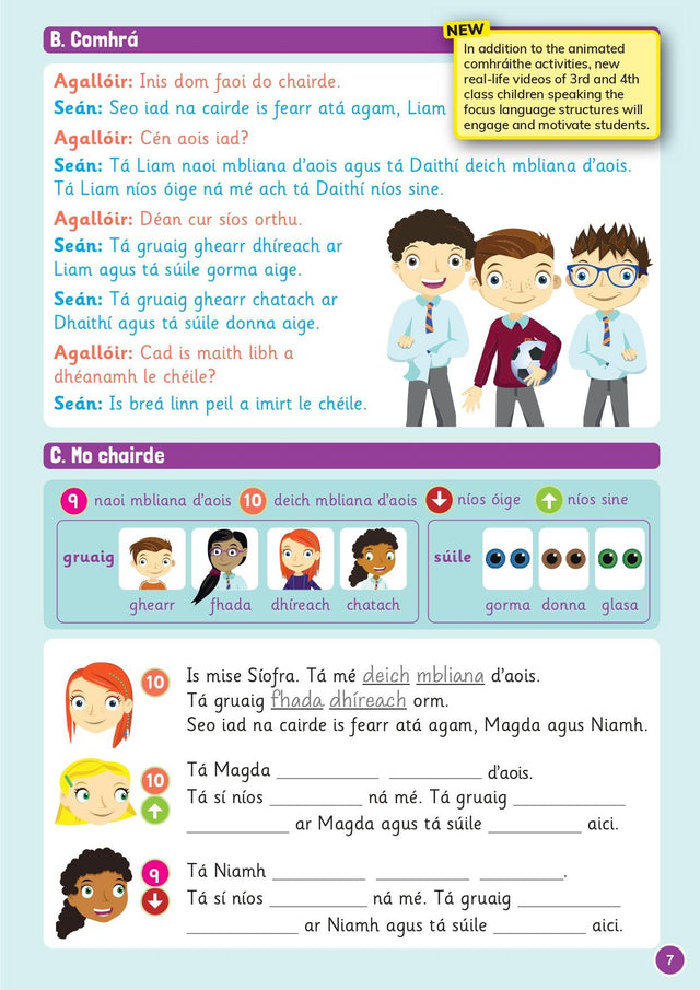 Abair Liom 4 - 4th Class - 2nd / New Edition (2023) – Schoolbooks.ie