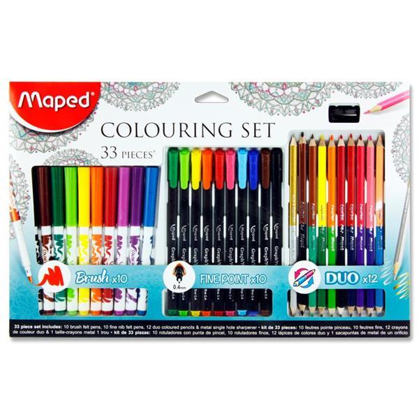 Maped 33 Piece Colouring Set – Schoolbooks.ie