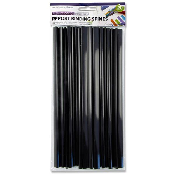 20 Report Binding Spines - 300mm X 8mm – Schoolbooks.ie