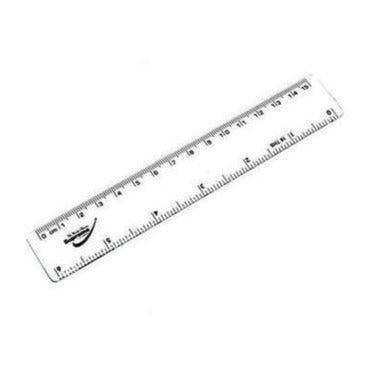 Supreme - 6"/15cm Clear Plastic Ruler – Schoolbooks.ie