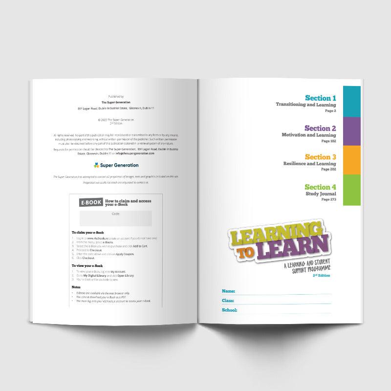 Learning to Learn Student Workbook - Second / New Edition